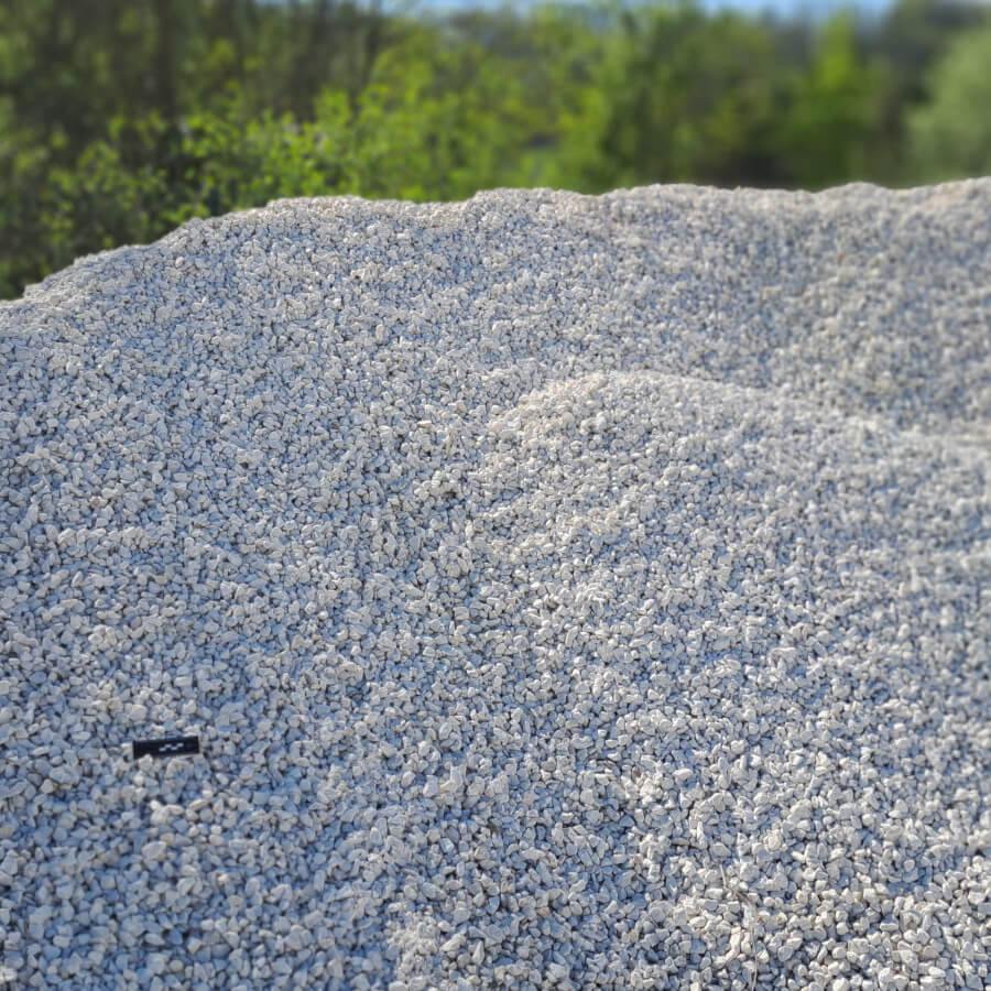 Gravier 10/20 concassé calcaire - Via Materiaux
